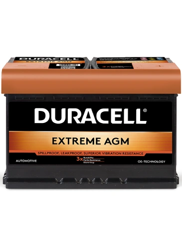 Buy Car Battery Duracell Extreme AGM70 70AH | Dial A Battery