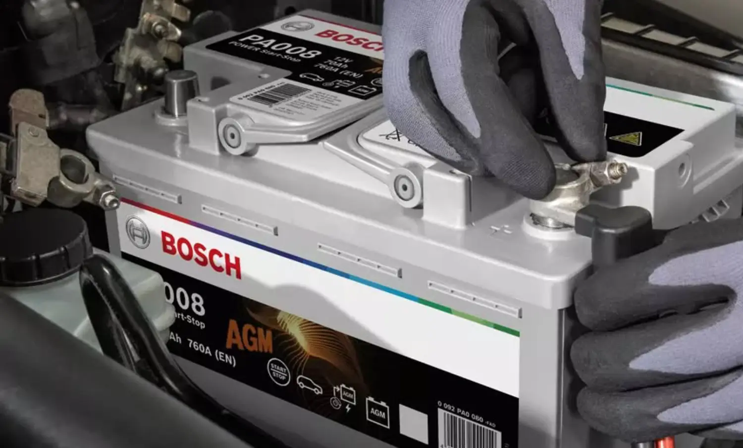 Bosch Battery Logo Battery Logo Sticker Bosch (EU) | Moto Boxer